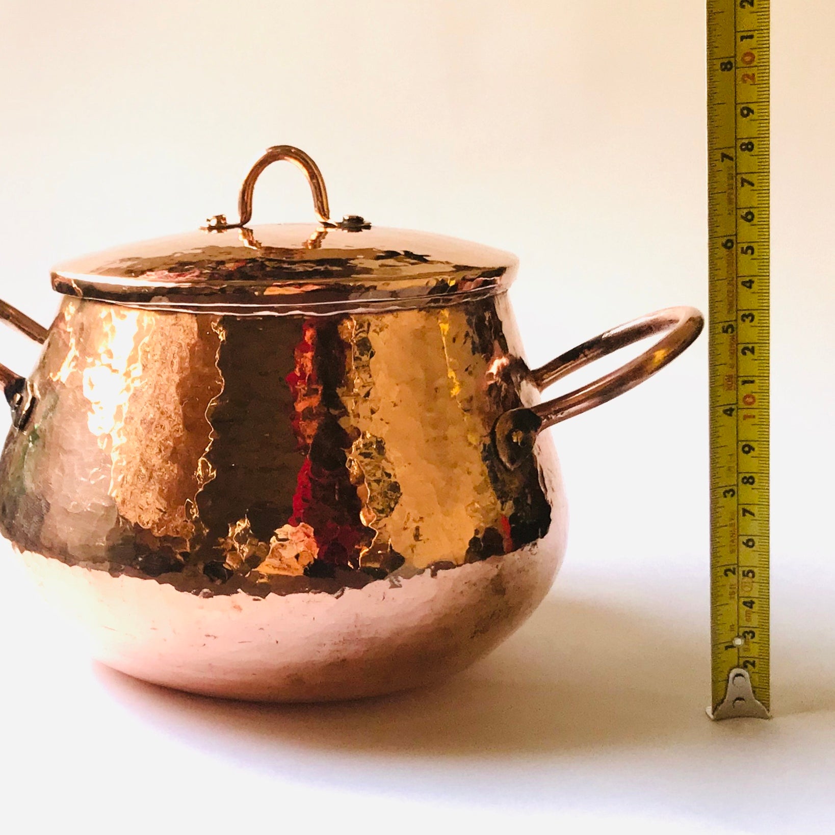 Copper Bean Pot with Lid - 2.5l — Mexico1492
