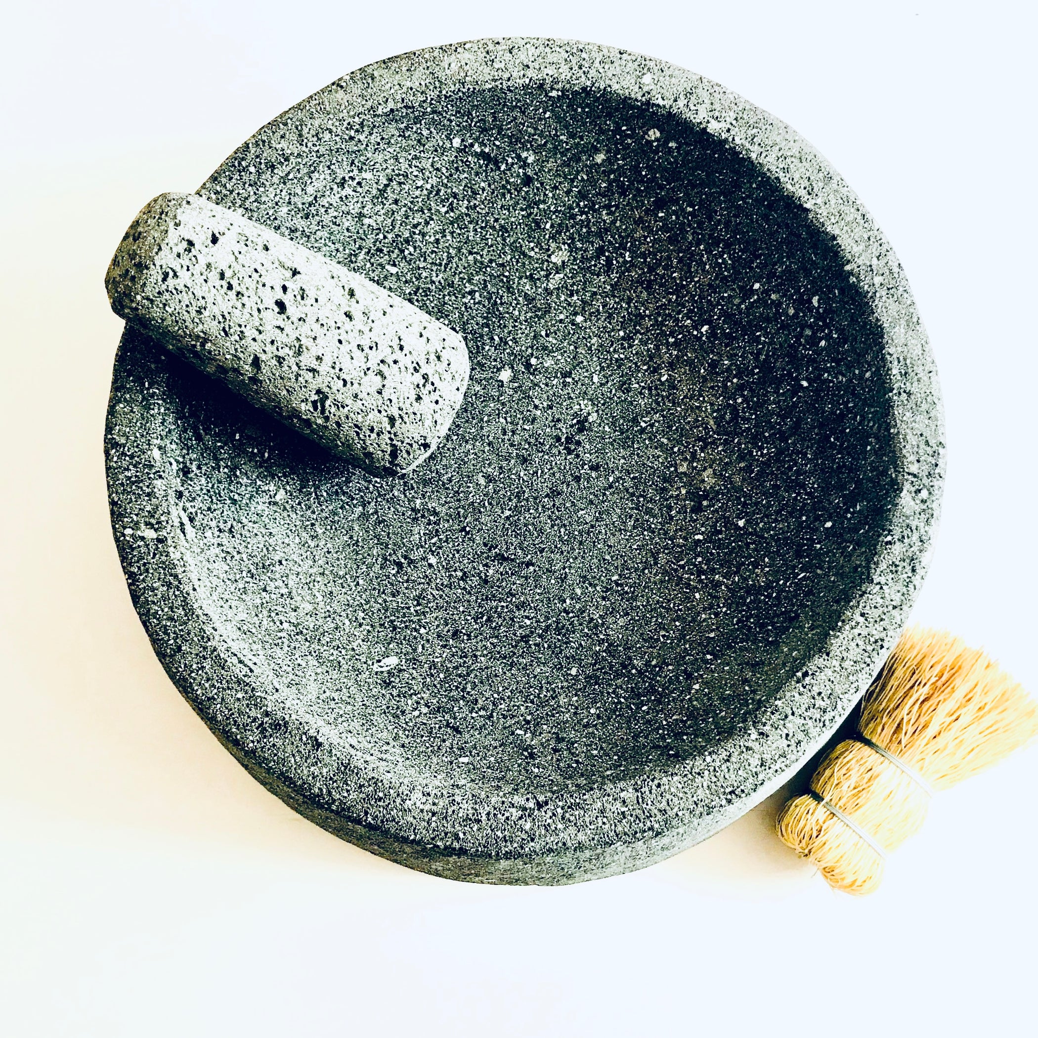 Volcanic Mortar & Pestle - Molcajete - Angular Base - Large 12 ...