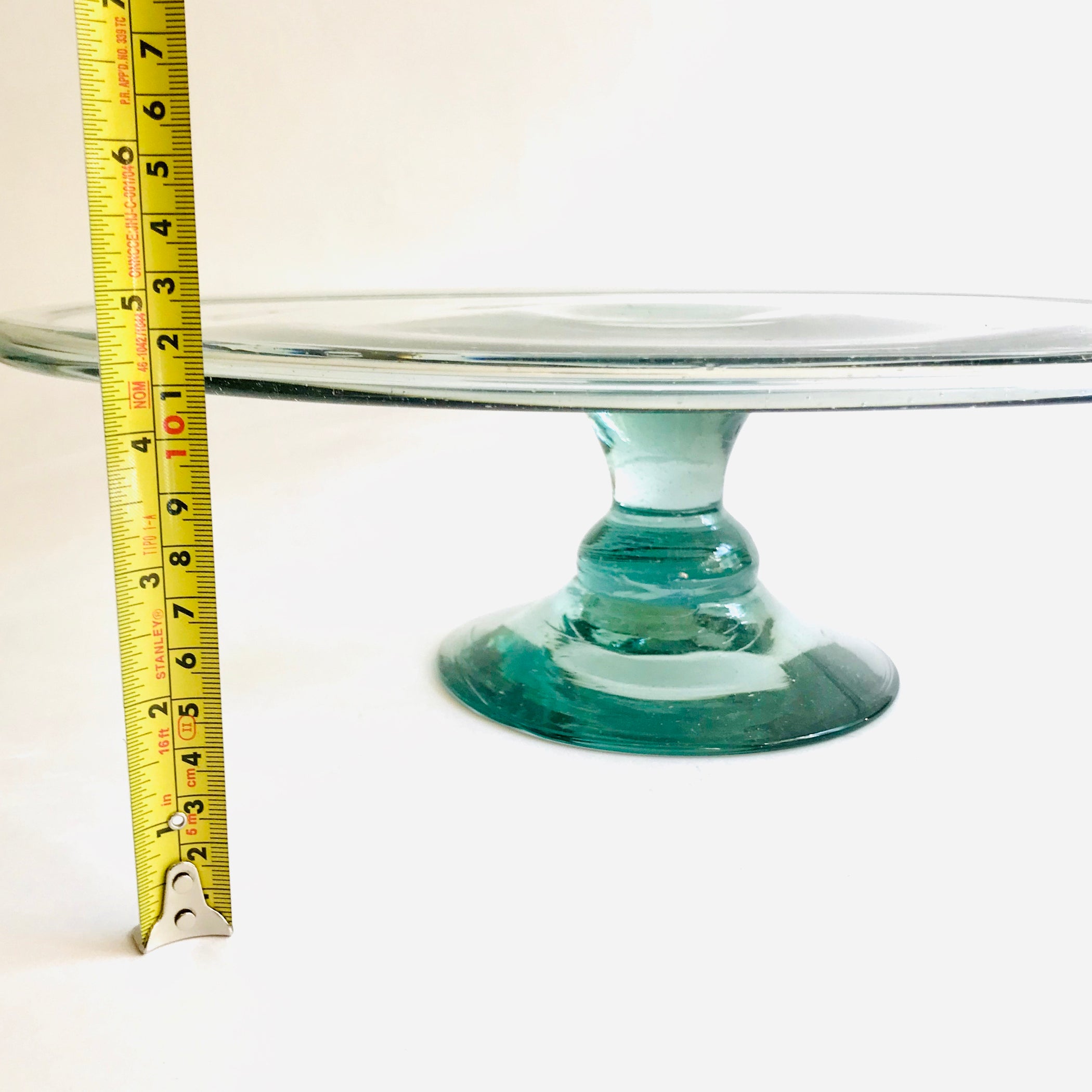Blown Glass Cake Stand with the Bell - Large — Mexico1492